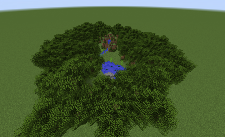 A Small Lake In The Woods Minecraft Map