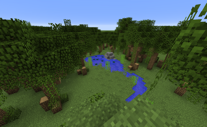 A Small Lake In The Woods Minecraft Map