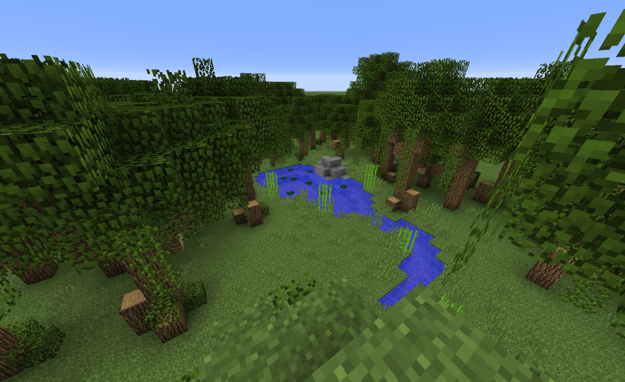 A Small Lake In The Woods Minecraft Map