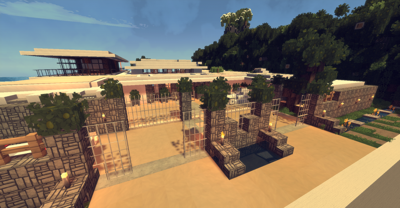 Tropical Villa Minecraft Map