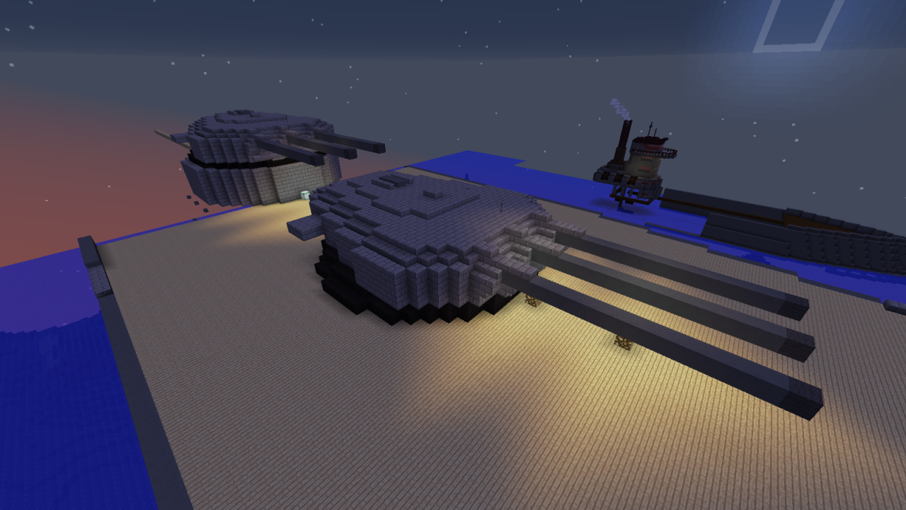 Japanese Battleship Musashi Minecraft Map
