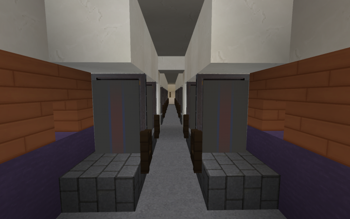 Boeing 737-200 United Airlines Minecraft Map