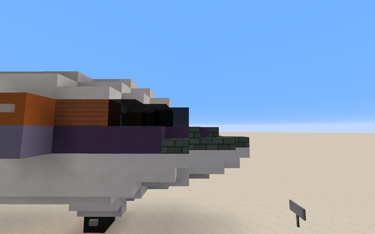 Boeing 737-200 United Airlines Minecraft Map