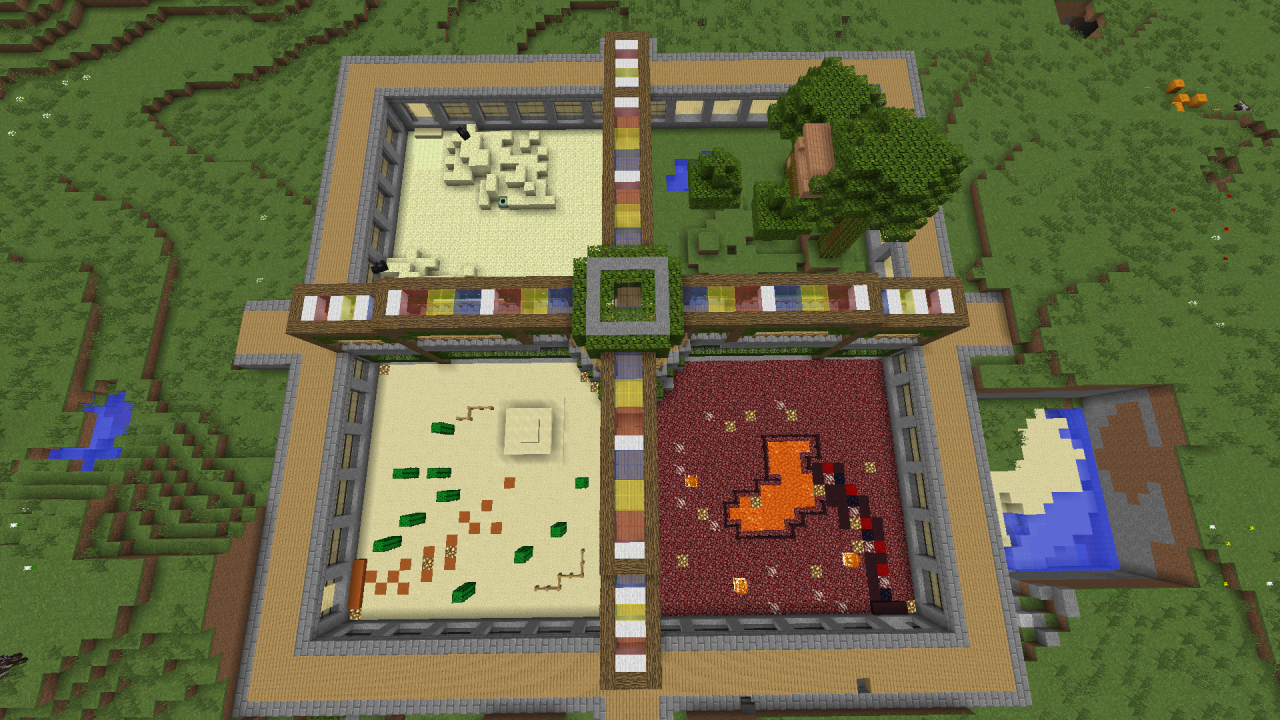 My first construction / SPAWN WORLD Minecraft Map