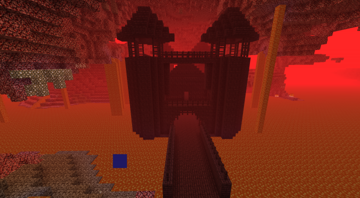 NinjaGirl2024 Nether Castle Minecraft Map