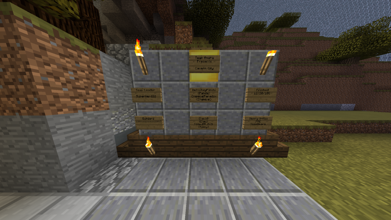 -=Cavern City=- Minecraft Map