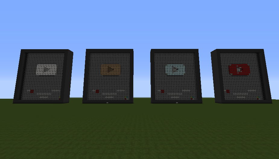 (Youtube) Play Button w/ tutorial Minecraft Map