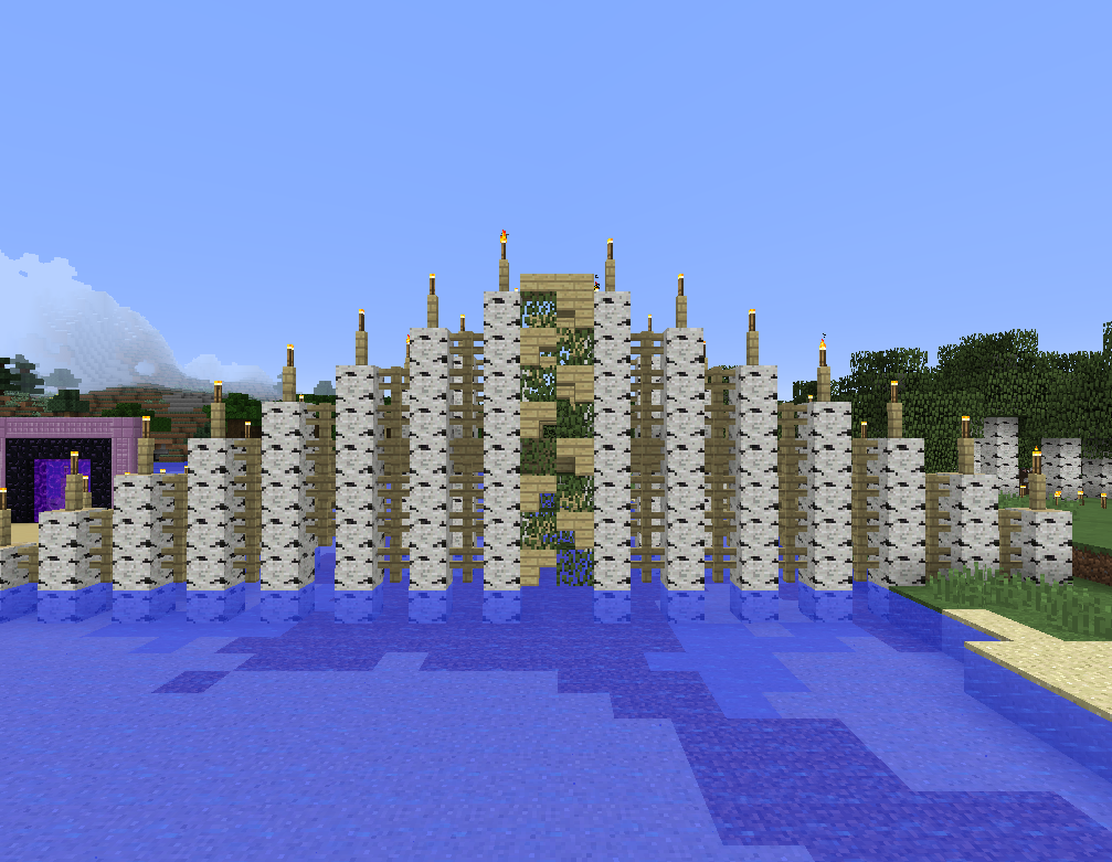 Birch Tower House Minecraft Map