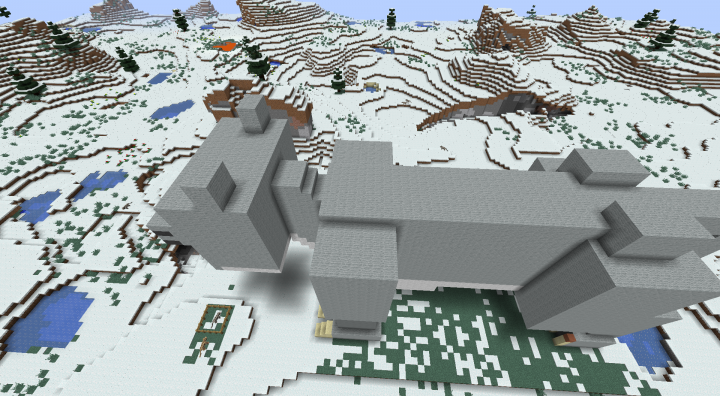 Mo Creatures Snow Leopard without spots Minecraft Map