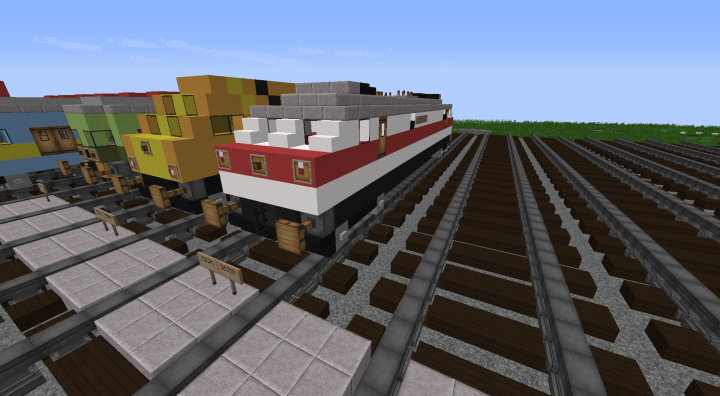 Indian Rail Class WAP-5 locomotive Minecraft Map