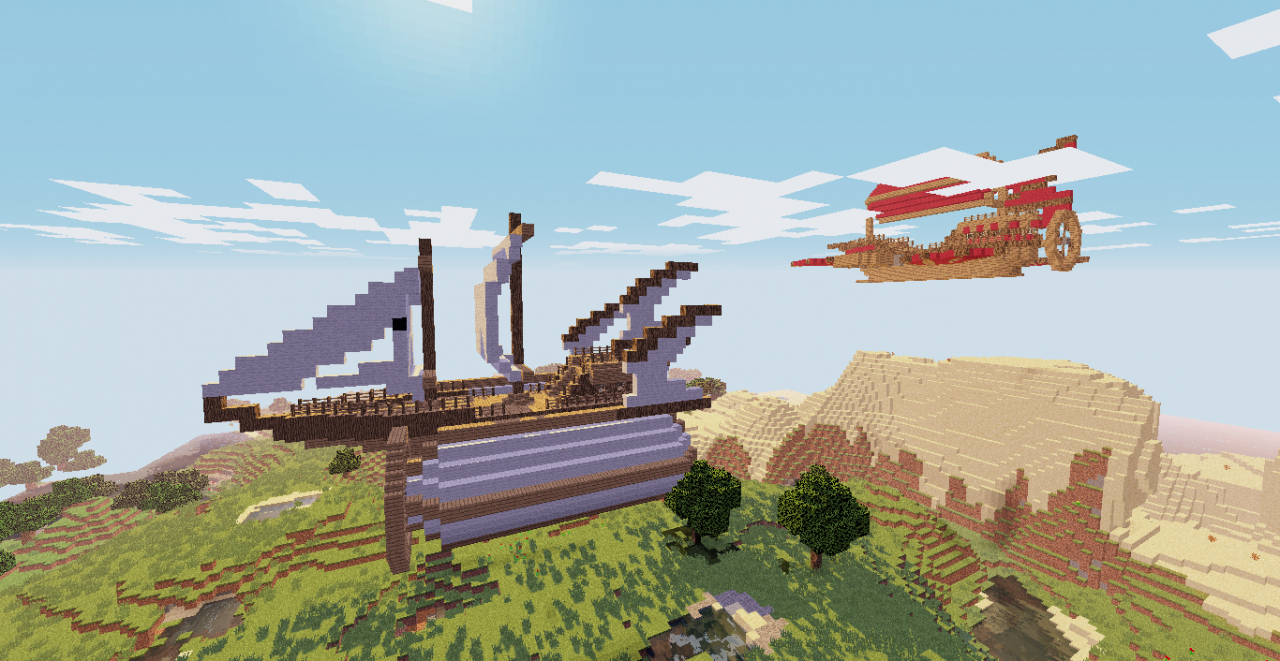 Airships Minecraft Map
