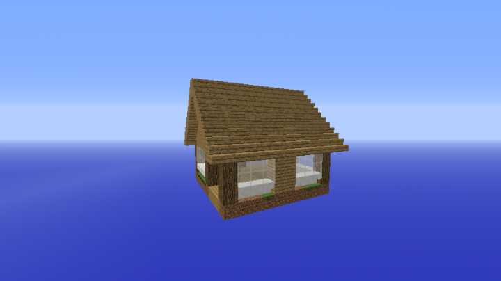 10x10 Wooden House Minecraft Map