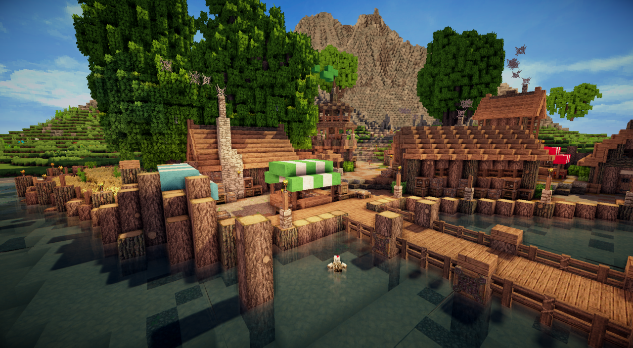 Little medieval Settlement Minecraft Map