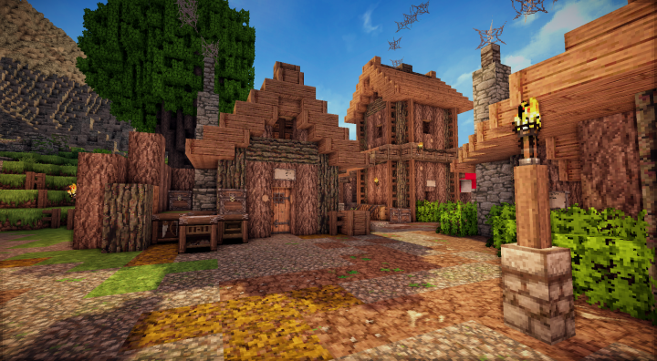 Little medieval Settlement Minecraft Map