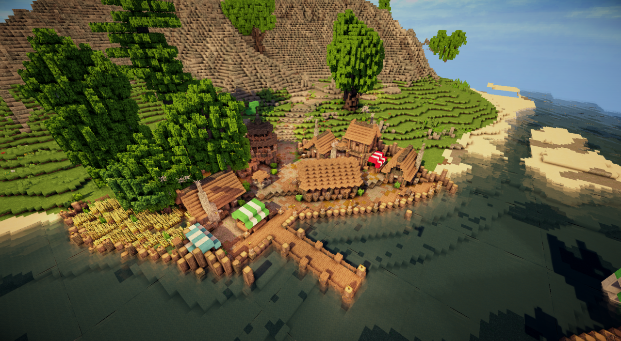 Little medieval Settlement Minecraft Map