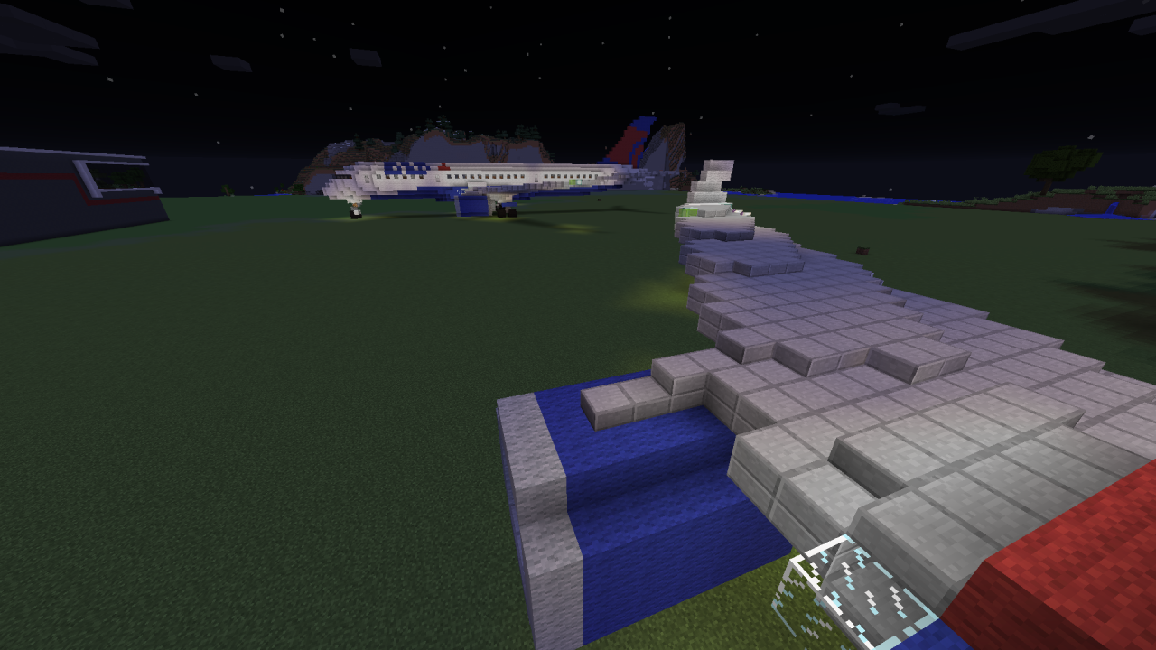 737 - US Airways Airline Minecraft Map