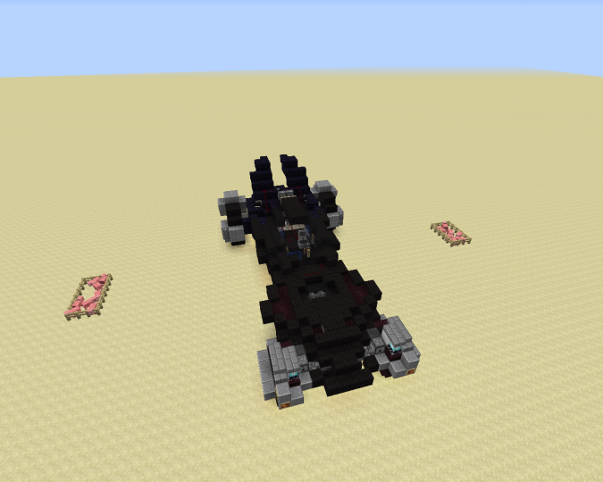 Batman v superman batmobile with armory(not movable) Minecraft Map