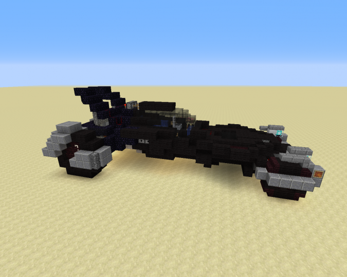 Batman v superman batmobile with armory(not movable) Minecraft Map