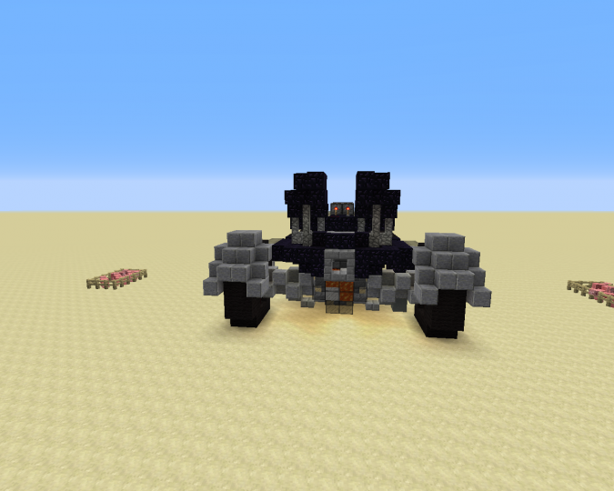 Batman v superman batmobile with armory(not movable) Minecraft Map