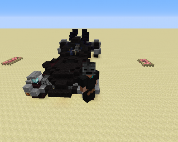 Batman v superman batmobile with armory(not movable) Minecraft Map