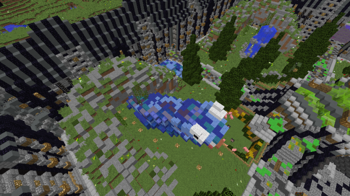 Blue Snake Minecraft Map