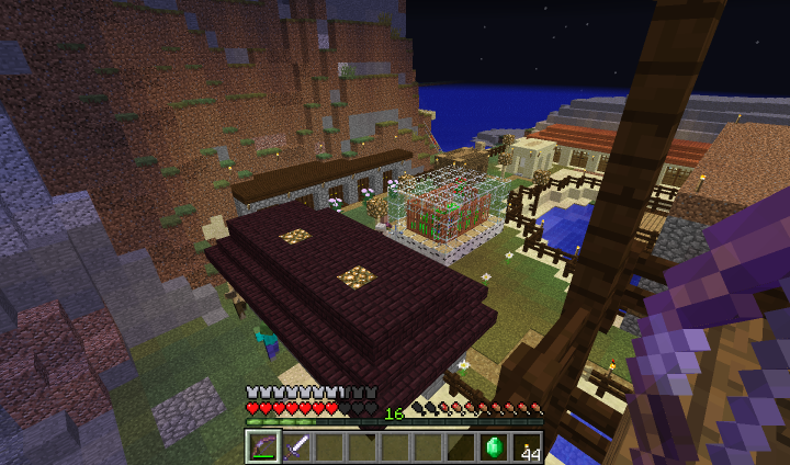 Growing vegetables AND population - 2in1 Minecraft Map