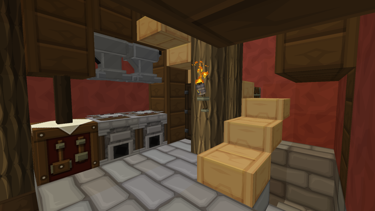 Farm with Watch Tower Minecraft Map