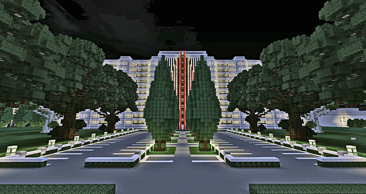 Large Apartment Building Minecraft Map