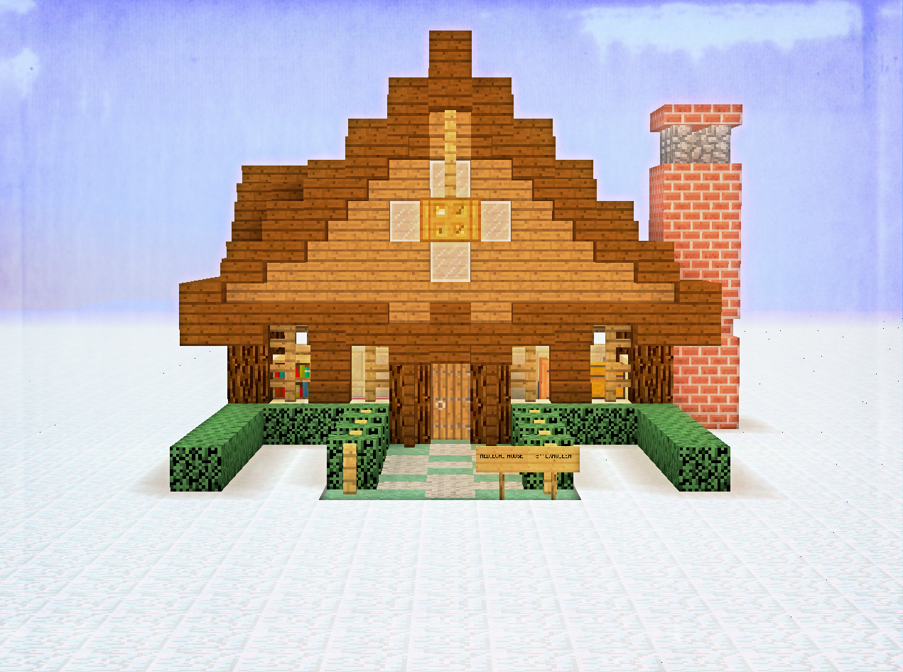 Medieval House - Minecraft 1.8 (With Snow) Minecraft Map