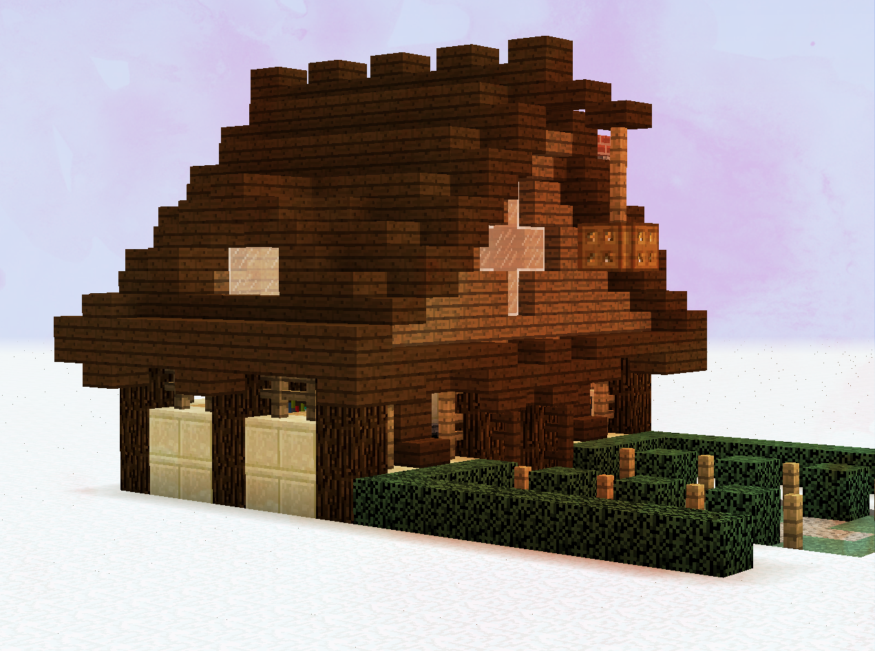 Medieval House - Minecraft 1.8 (With Snow) Minecraft Map