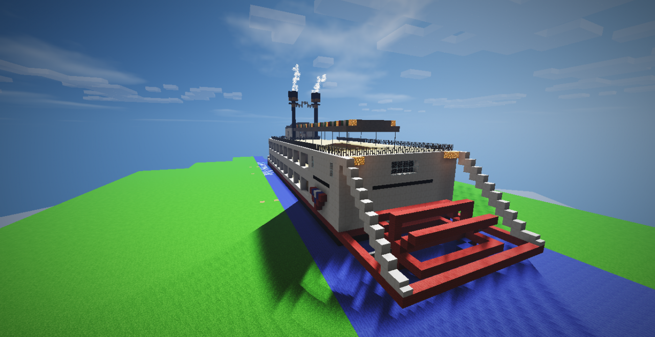 S.S. Georgia (Paddle Steamer) Minecraft Map