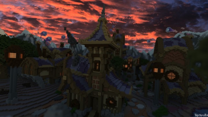 The domain of Ra'vane Minecraft Map