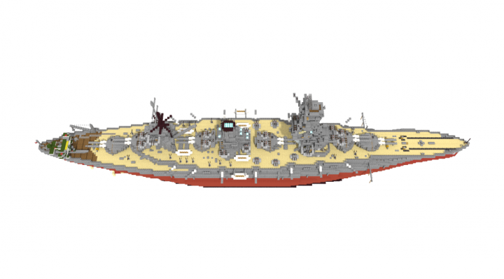 IJN BB Fuso Minecraft Map