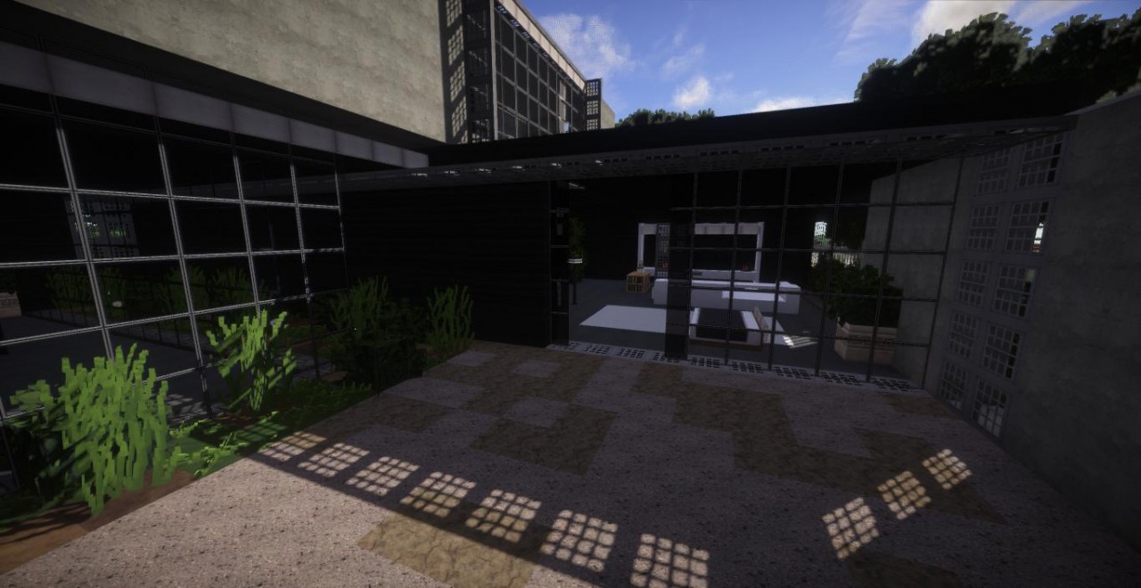Modern house - box Minecraft Map