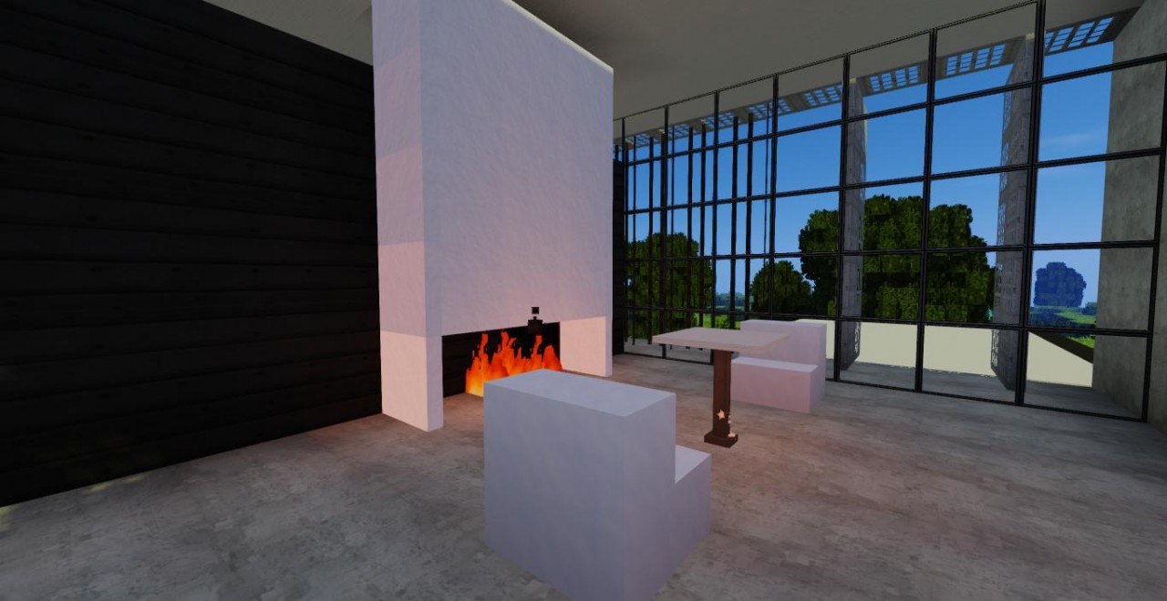 Modern house - box Minecraft Map