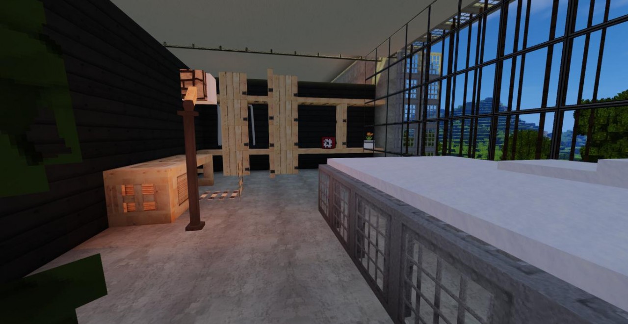 Modern house - box Minecraft Map