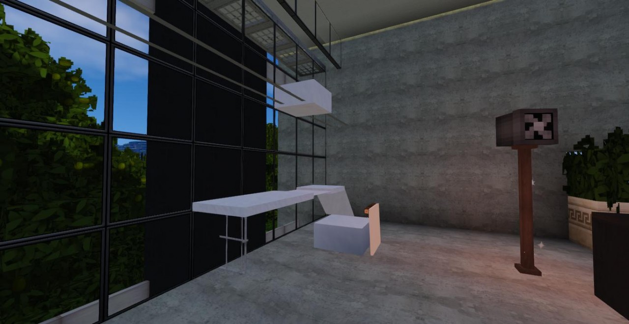 Modern house - box Minecraft Map