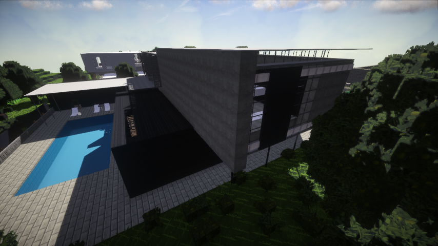 Modern house - box Minecraft Map