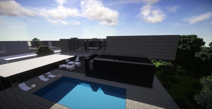 Modern house - box Minecraft Map