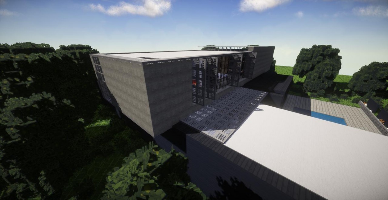 Modern house - box Minecraft Map