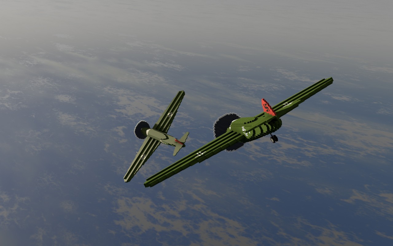Bu-57 "Kolibri" Fighter 27:1 Scale Minecraft Map