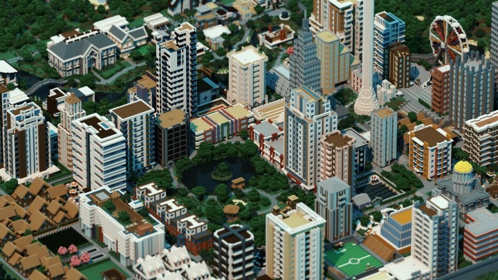 My city Minecraft Map