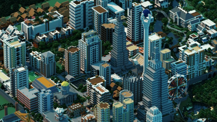 My city Minecraft Map