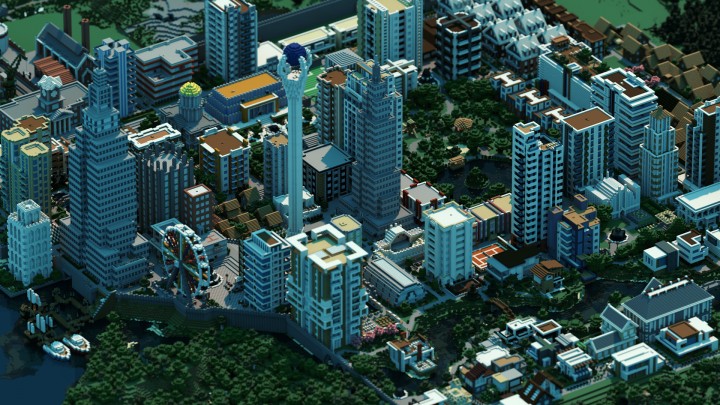 My city Minecraft Map