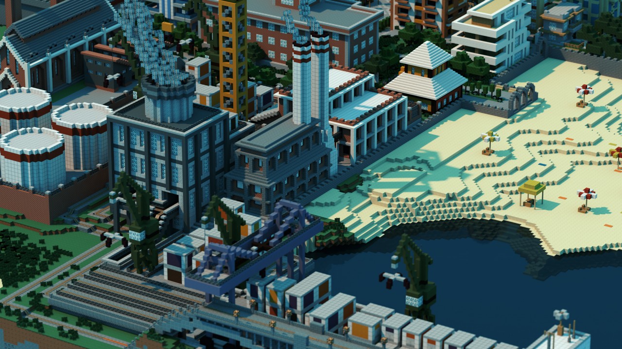 My city Minecraft Map