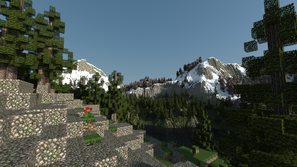 Simple Mountain Test Minecraft Map