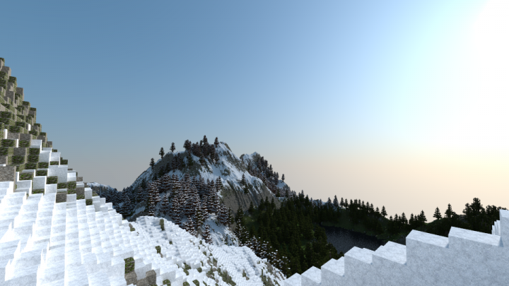Simple Mountain Test Minecraft Map