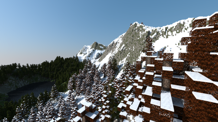 Simple Mountain Test Minecraft Map