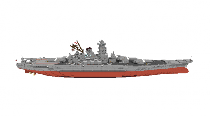 IJN BB Musashi Minecraft Project