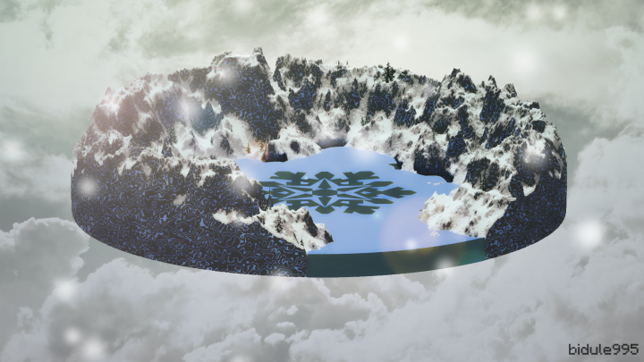 FROZEN LAKE - Merry Christmas! | Custom Brushes, Trees, Textures, and ...